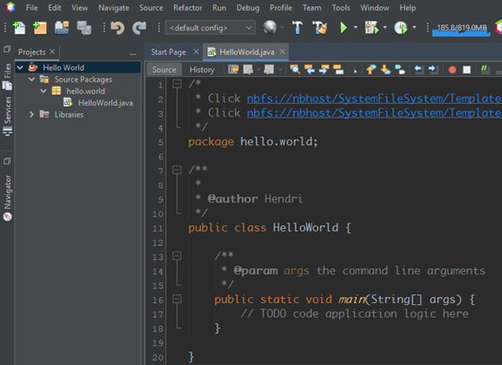 Belajar Bahasa Pemrograman Java – Blog Guru – Hendri Winarto