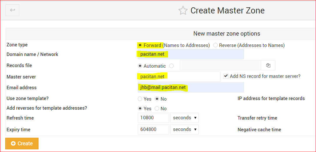 Konfigurasi DNS di Webmin – Joko Haribowo